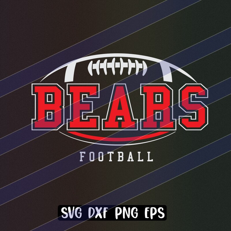 Bears Football Svg - Etsy
