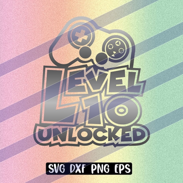 Level 10 Unlocked Decor - Etsy