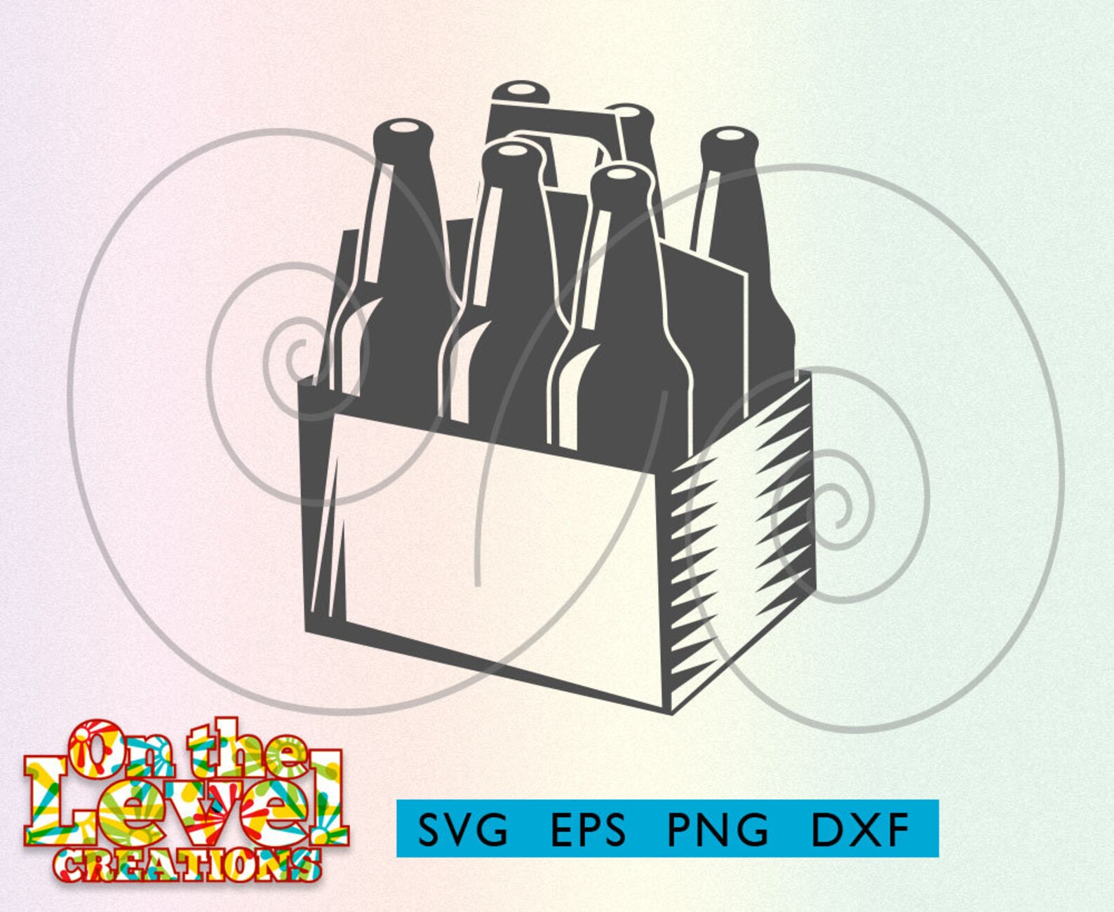 Beer 6 Pack Bottles Svg Dxf Png Eps Cutfile Download Vector File Party ...