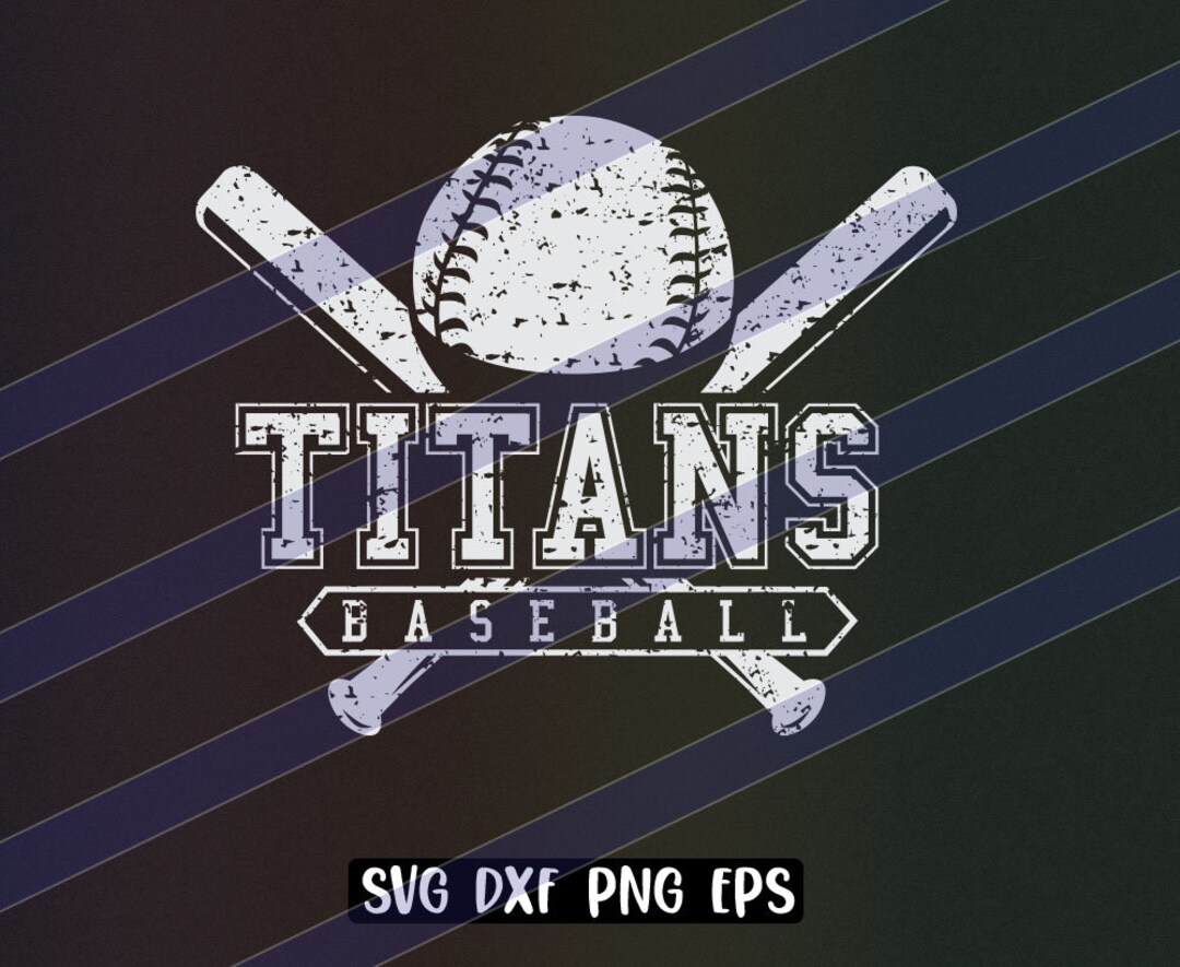 Titans Baseball Cutfile Download Svg Dxf Png Eps Instant Download ...