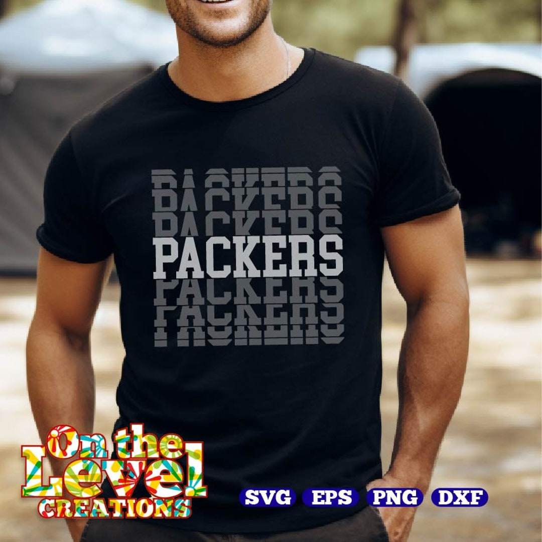 Packers Stacked Svg Dxf Png Eps Cricut Cutfile School Cheer Team Spirit ...