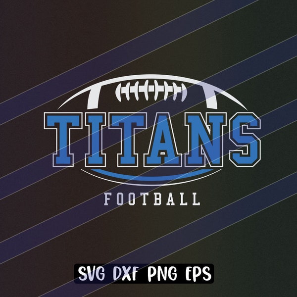 Football Titans Logo Svg - Etsy