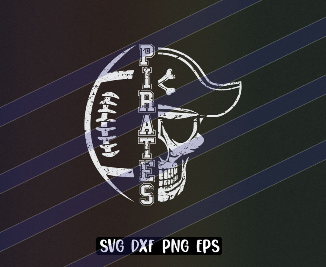 Piraten Fußball svg dxf png eps cricut cutfile Schule Jubel Team Spirit ...