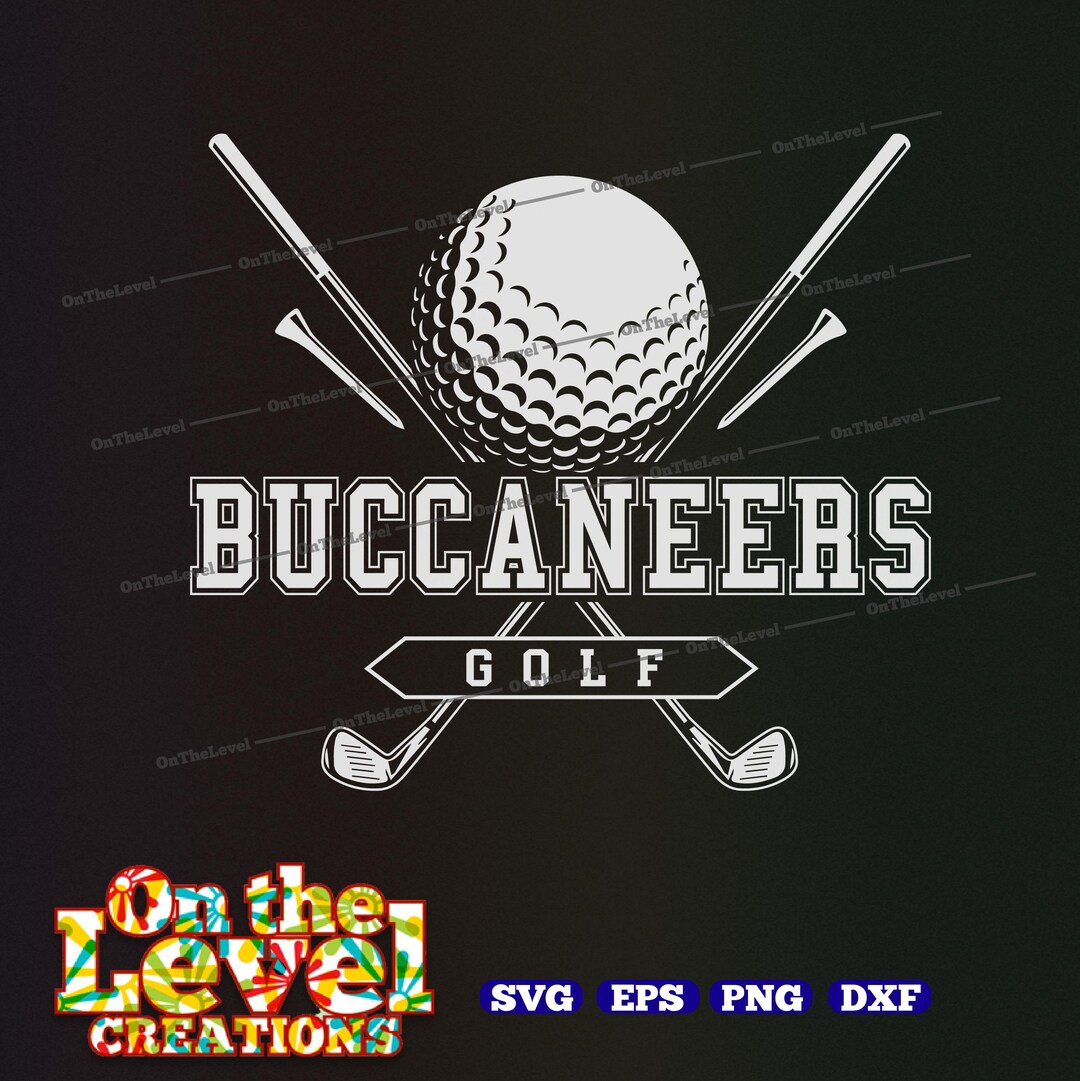 Buccaneers Golf Team SVG, Golf Mascot Clipart, Eps Dxf Png Files for ...
