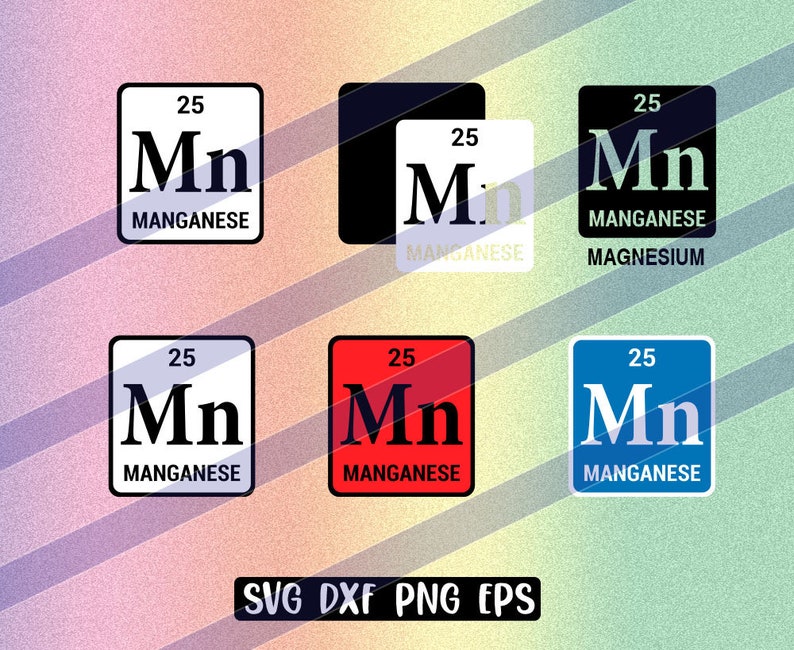 Periodic Table Svg Dxf Png Eps Instant Download Cricut - Etsy