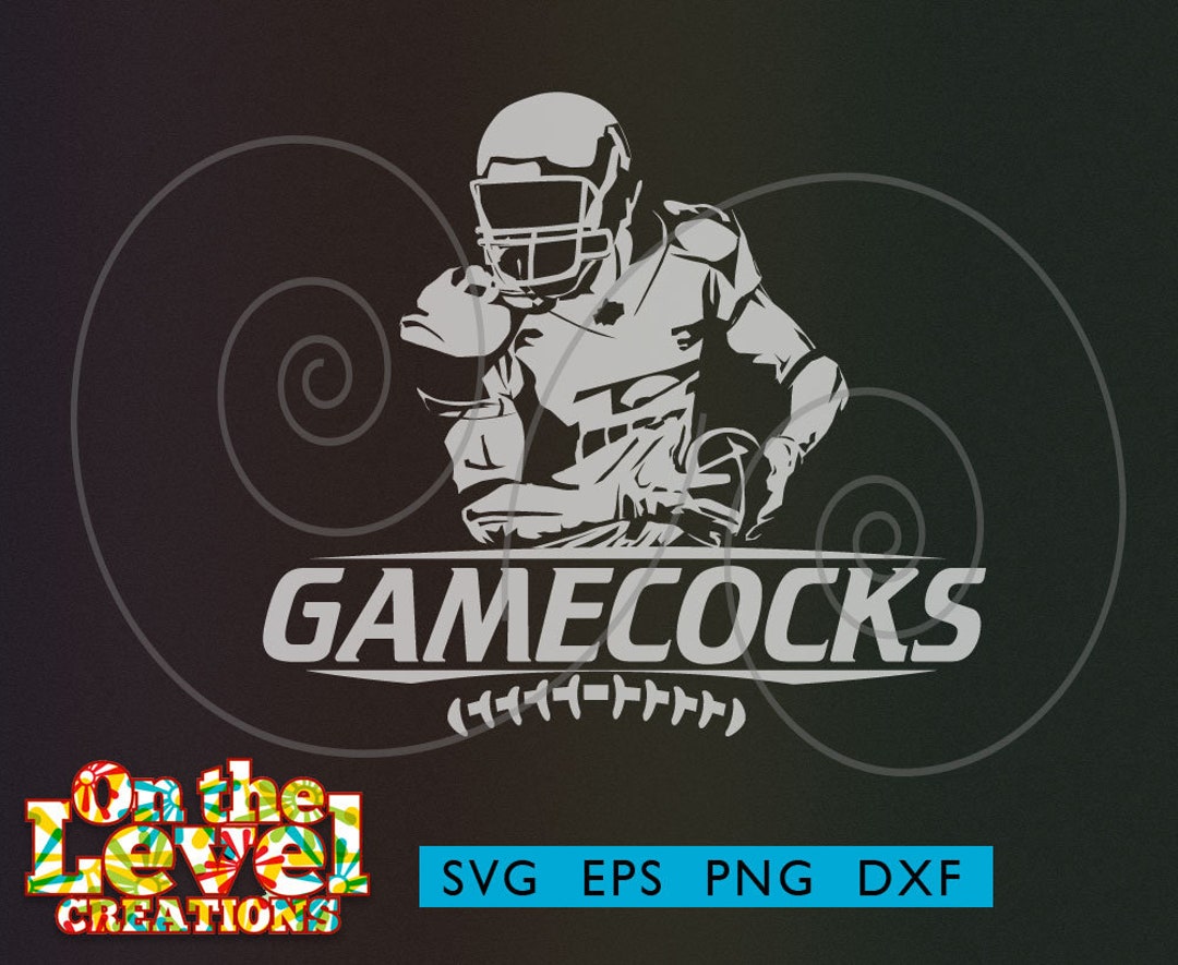 Gamecocks Football Svg Dxf Png Eps Cricut Cutfile School Football Cheer ...