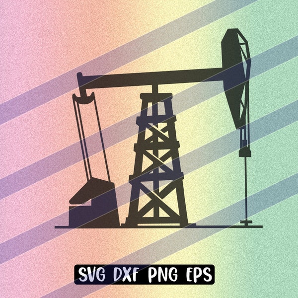 Oil Derrick Clipart - Etsy