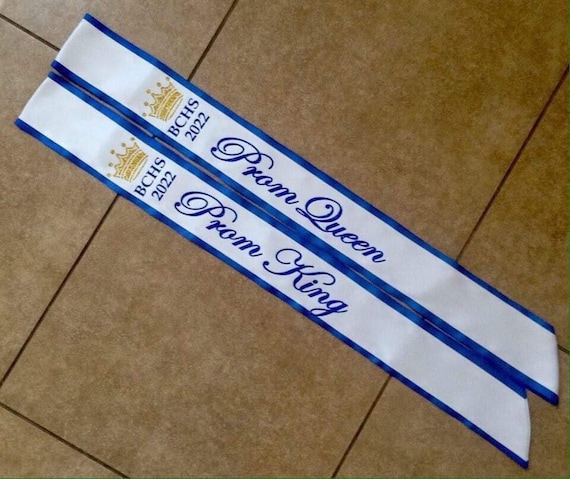 Prom King Sash