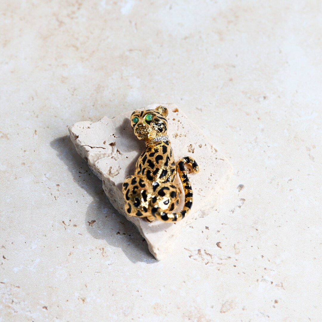 Vintage Dorlan Wildcat Pin - Etsy