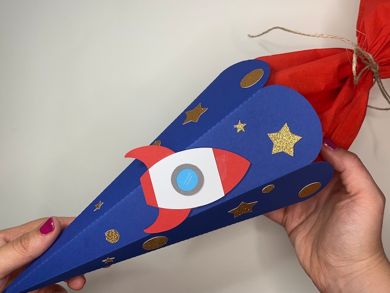 Mini School Cone Rocket as a Craft Kit - Etsy