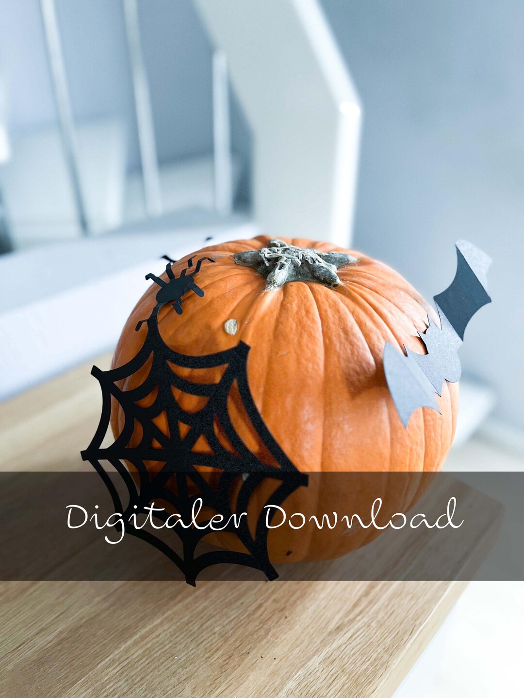 Craft Template for Halloween Bat, Spider as Download - Etsy