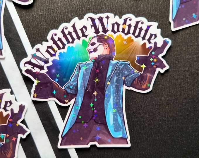 Boxing Papa IV Holographic Vinyl Sticker - Etsy