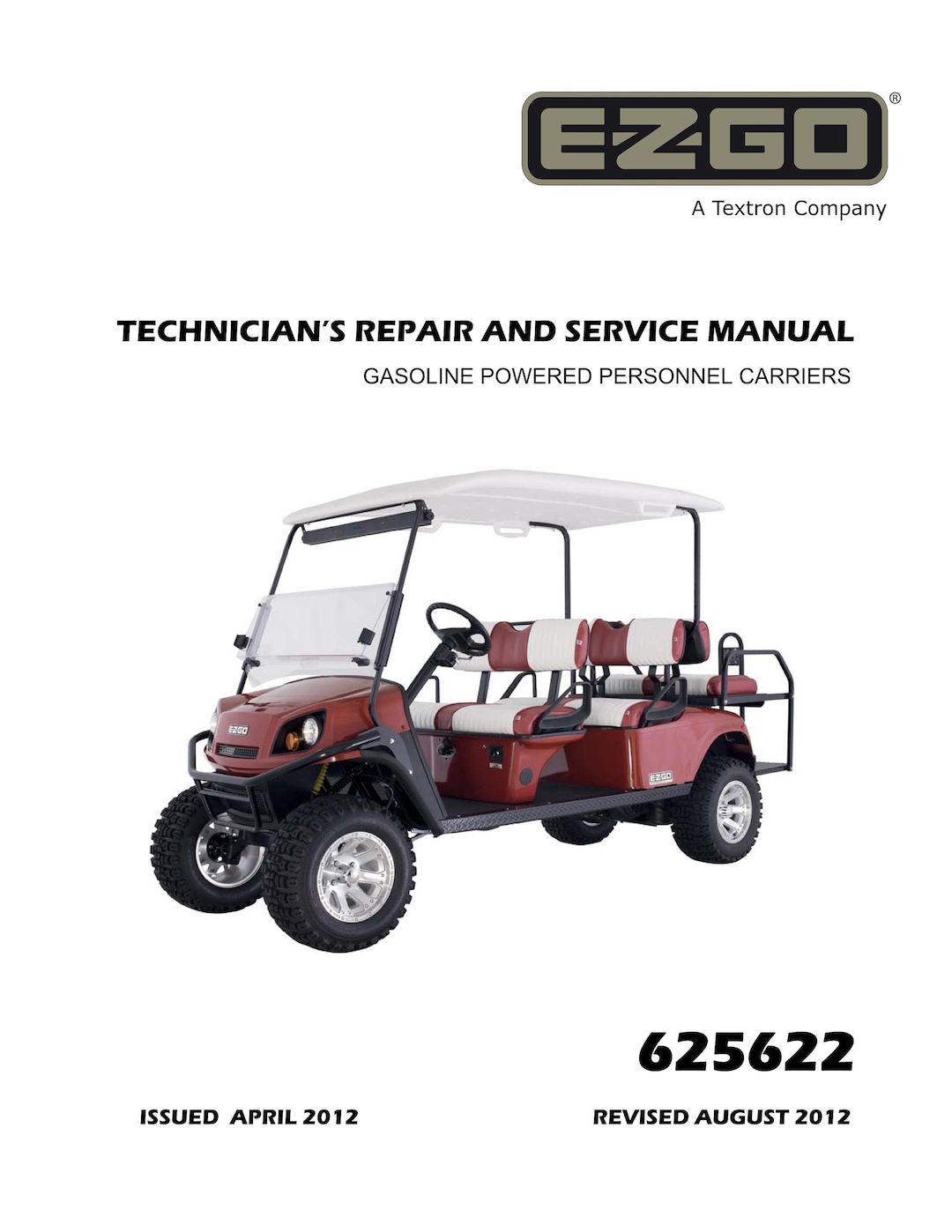 EZGO Express L6, Express S6 Technician's Repair & Service Manual PDF ...