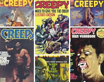 Creepy Magazine Issue No. 52 April 1973 Warren Horror Publication - Etsy