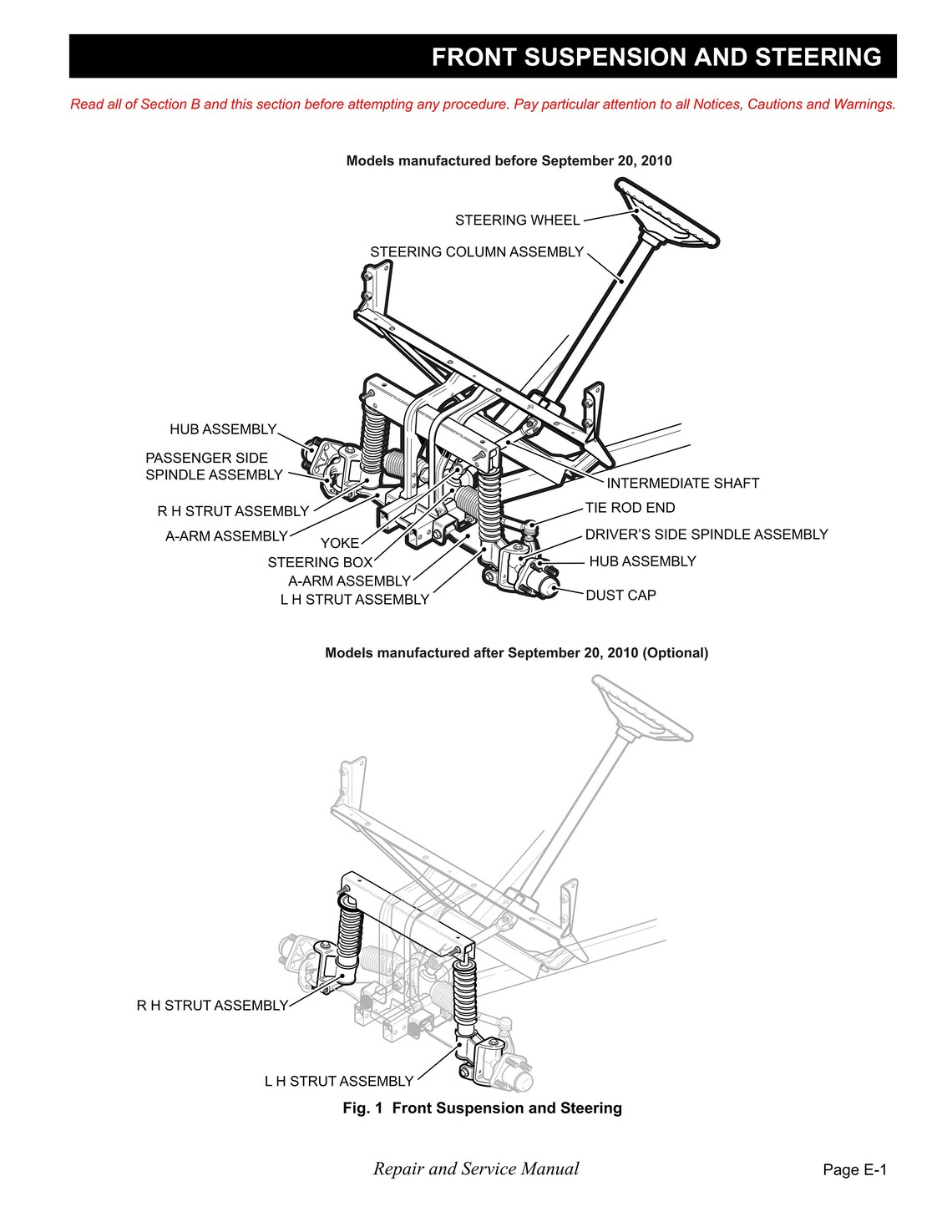 Ezgo Rxv Gas Service Manual, 2009-2015 Ezgo Rxv Golf Cart Service ...