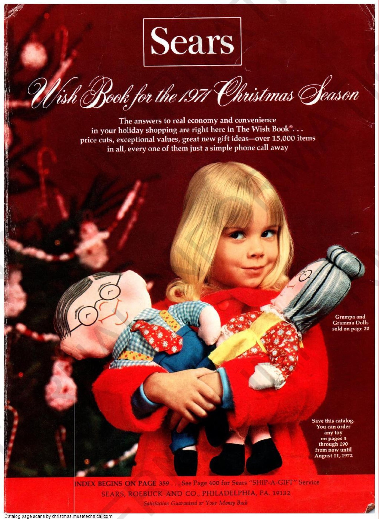 Vintage 1971 Sears Christmas Wishbook Catalog in Pdf/digital Format ...