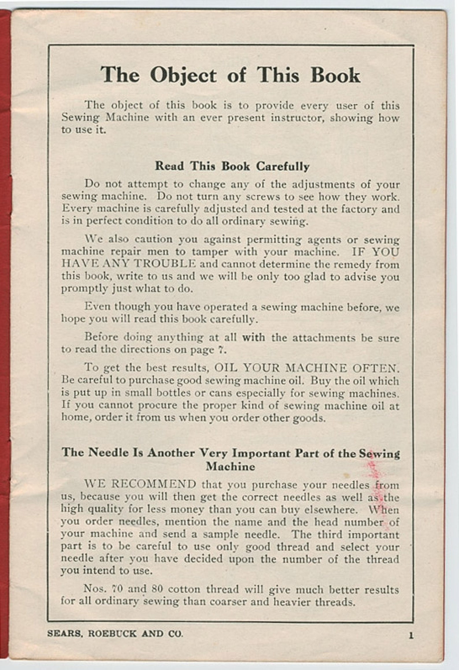 Minnesota Model E Sewing Machine Instructions Manual PDF E-book ...