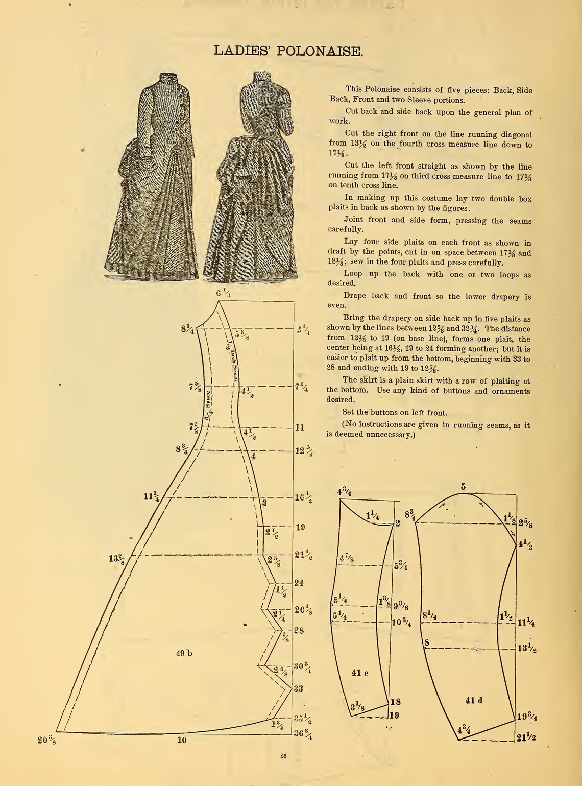 59 Victorian Dress SEWING PATTERNS PDF E-book, Design Your Own Theatre ...