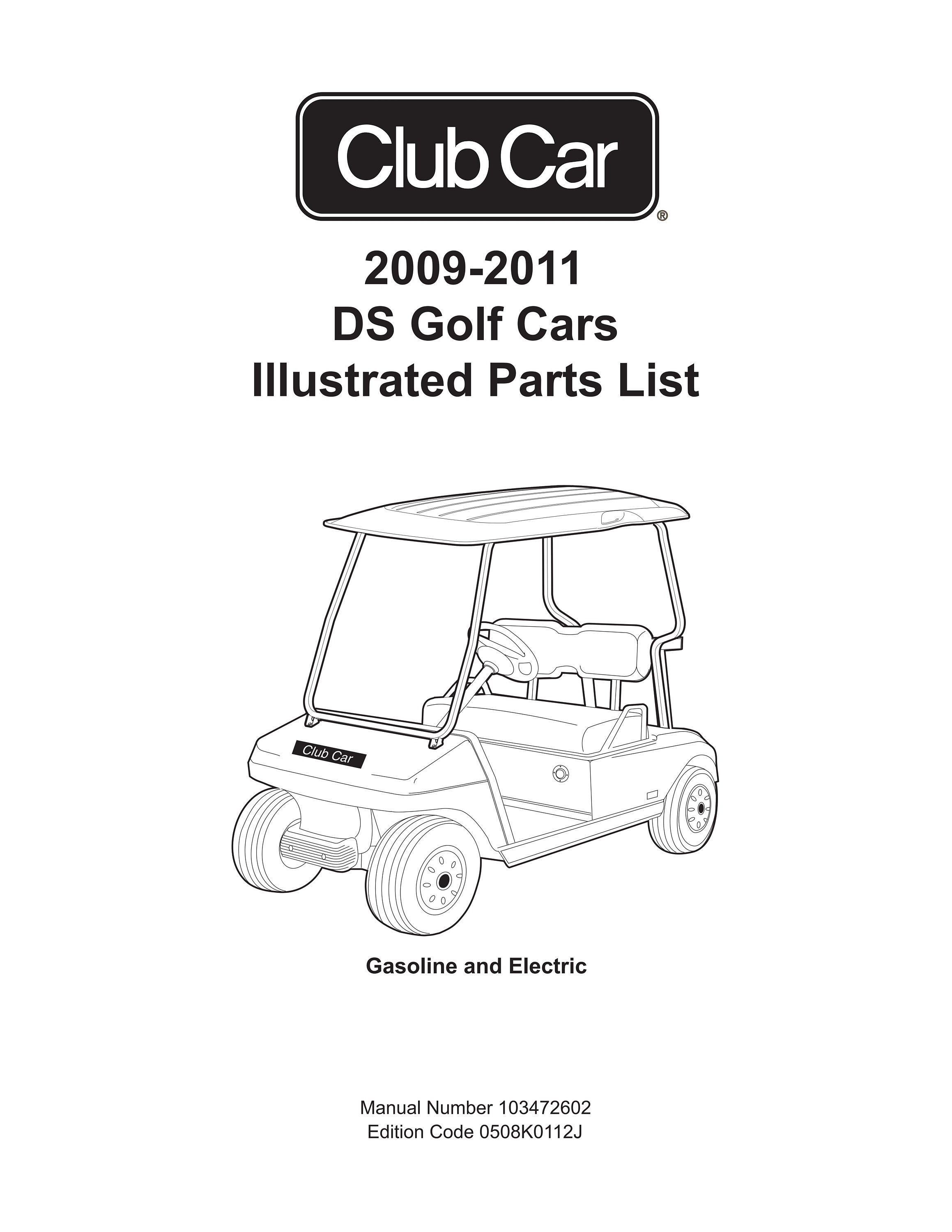 Club Car DS Service Manual PDF, Club Car DS Illustrated Parts List ...