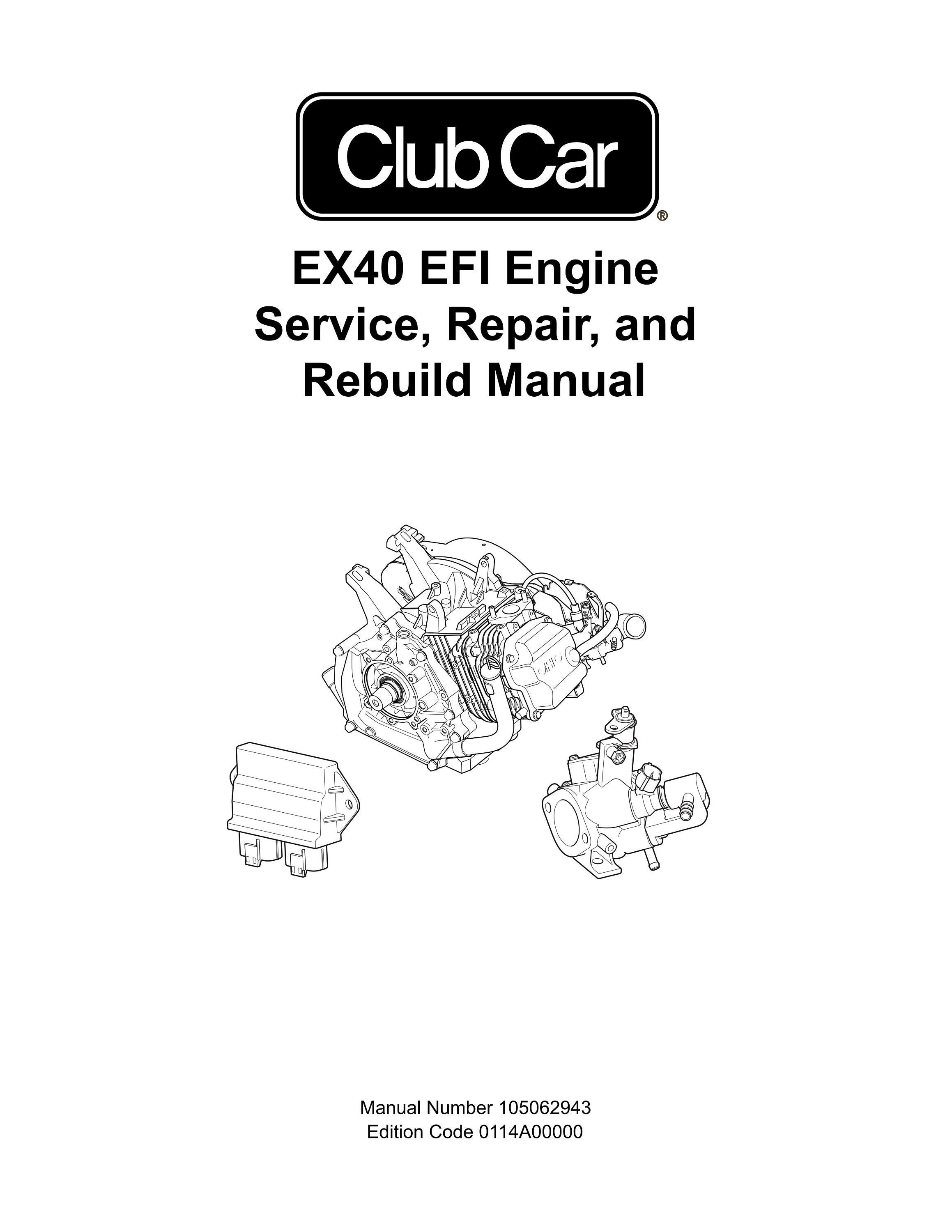 Club Car Golf Cart Subaru EX40 EGI Engine Manual PDF - Etsy