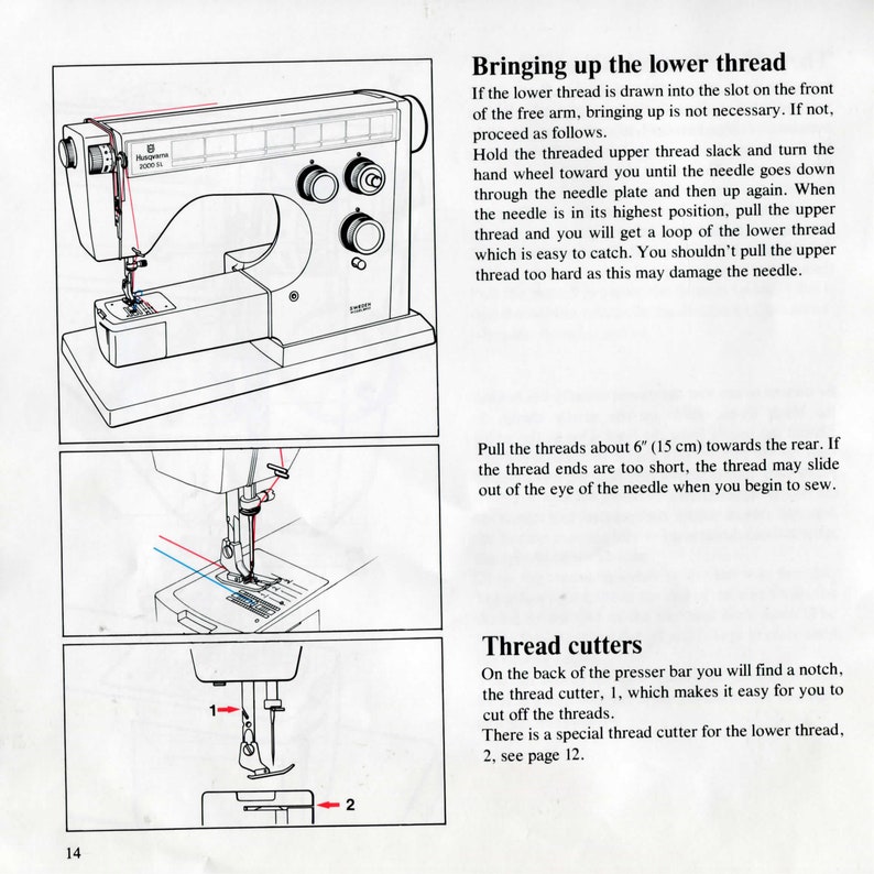 Husqvarna Viking 6460 Manual PDF, Husqvarna 2000 SL 6460 Operating ...