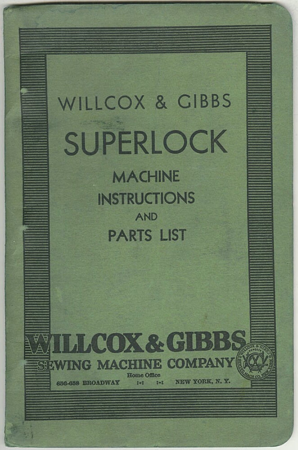 Willcox and Gibbs Manual, Superlock Sewing Machine Instructions Manual, Superlock Parts Diagram ...