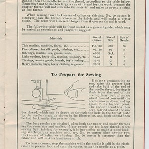 Minnesota Model E Sewing Machine Instructions Manual PDF E-book ...