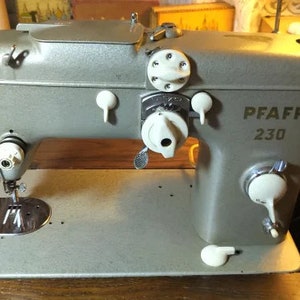 Vintage Pfaff 332 Sewing Machine and Pfaff 230 Sewing Machine Service ...