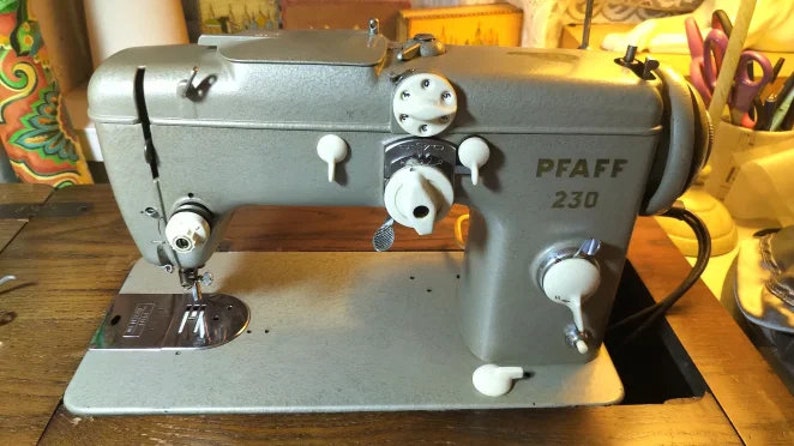 Vintage Pfaff 332 Sewing Machine and Pfaff 230 Sewing Machine Service ...