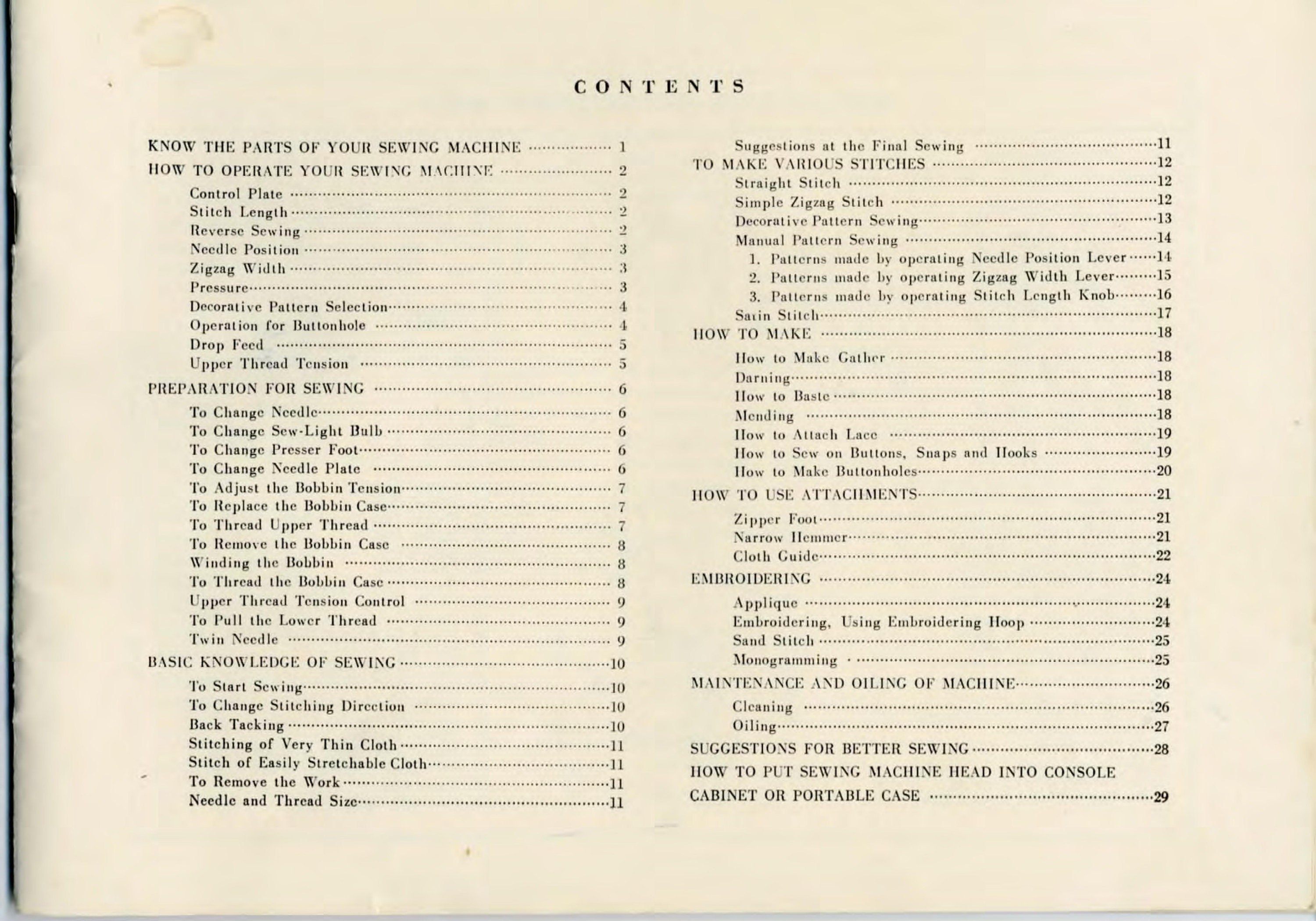 Brother Project 181 Sewing Machine Owner's Manual PDF Instant Download ...