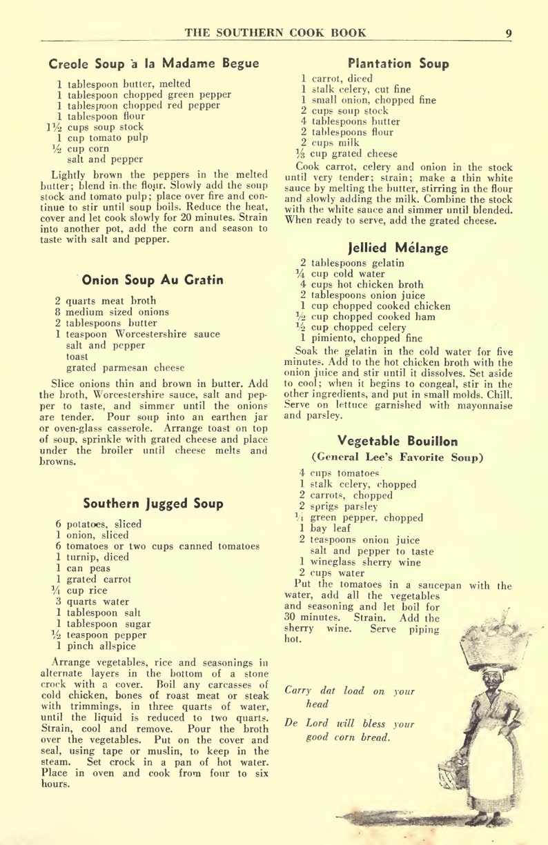 322 Old Dixie Recipes Southern Cookbook of Fine Old Recipes - Etsy