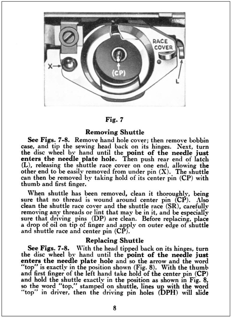 White Rotary 43 Manual PDF, White Rotary Sewing Machine Model 41 Manual ...