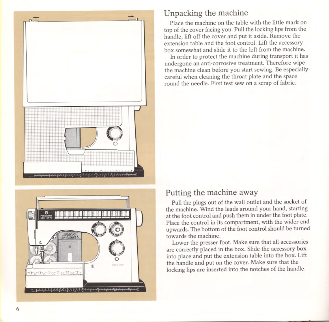Viking SLE 6570 Sewing Machine Manual, Husqvarna Viking SLE 6570 ...
