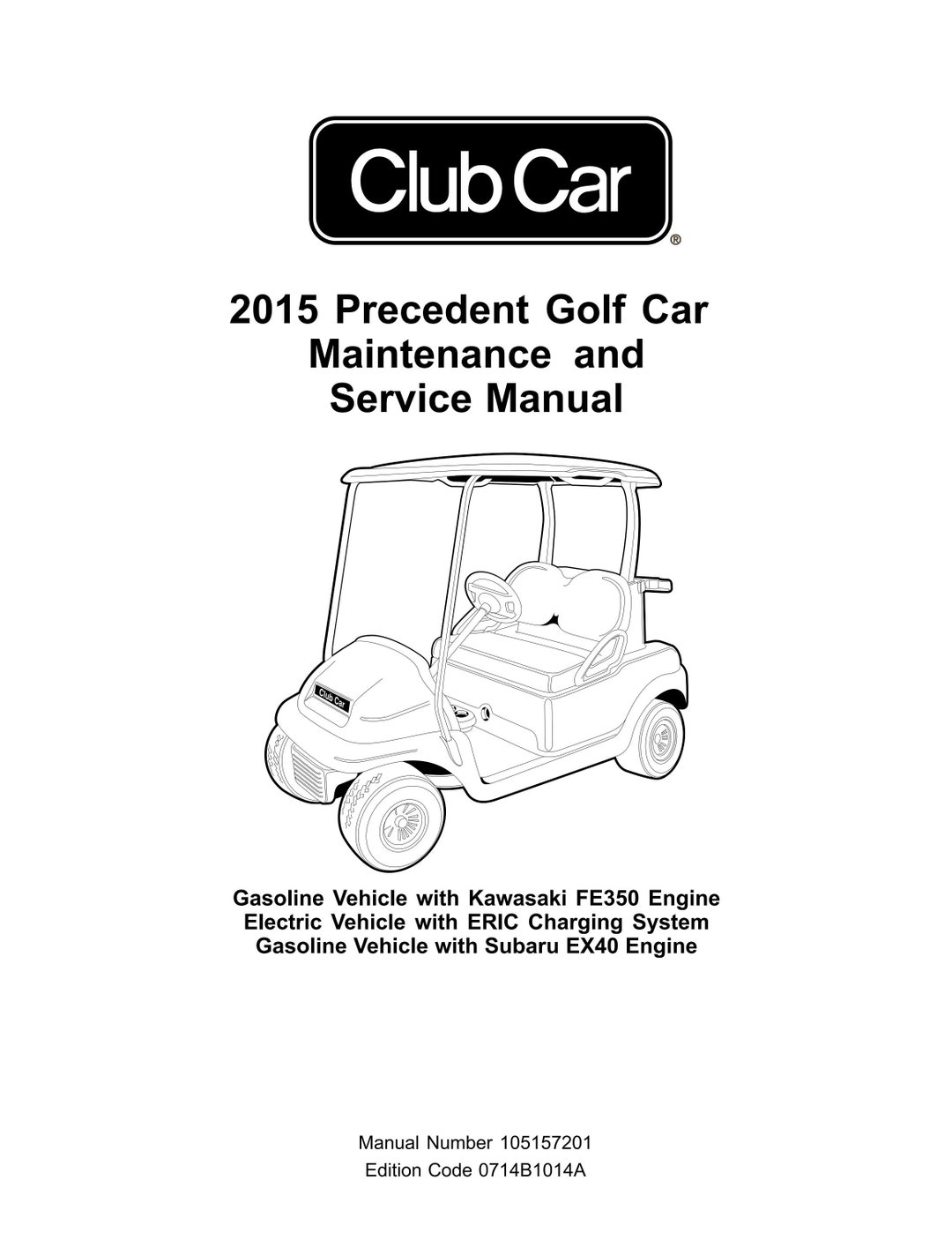 Club Car Service Information