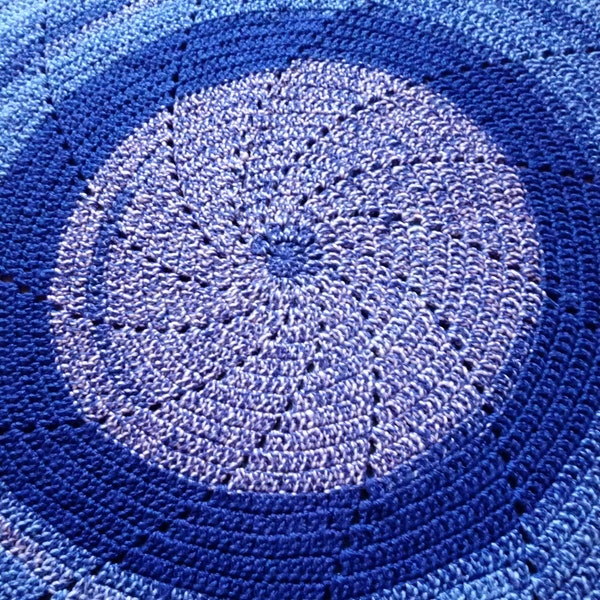 Spiral Round Blanket - Etsy