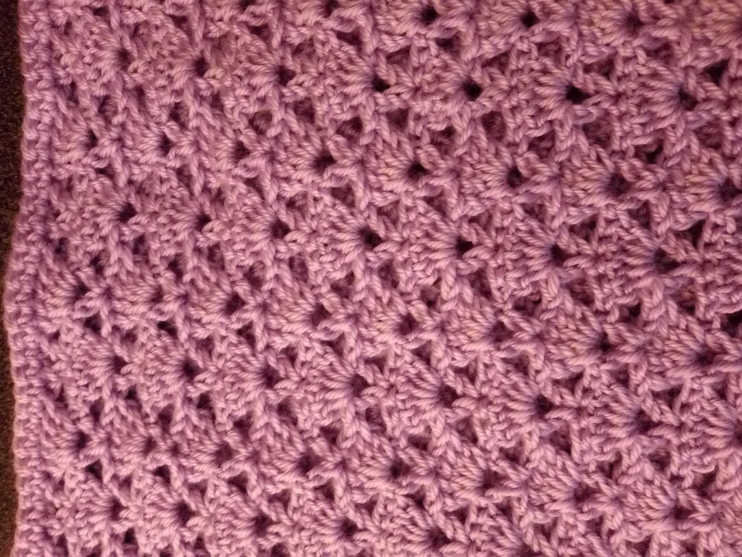 Stacked Shells Crocheted Baby Blanket - Etsy