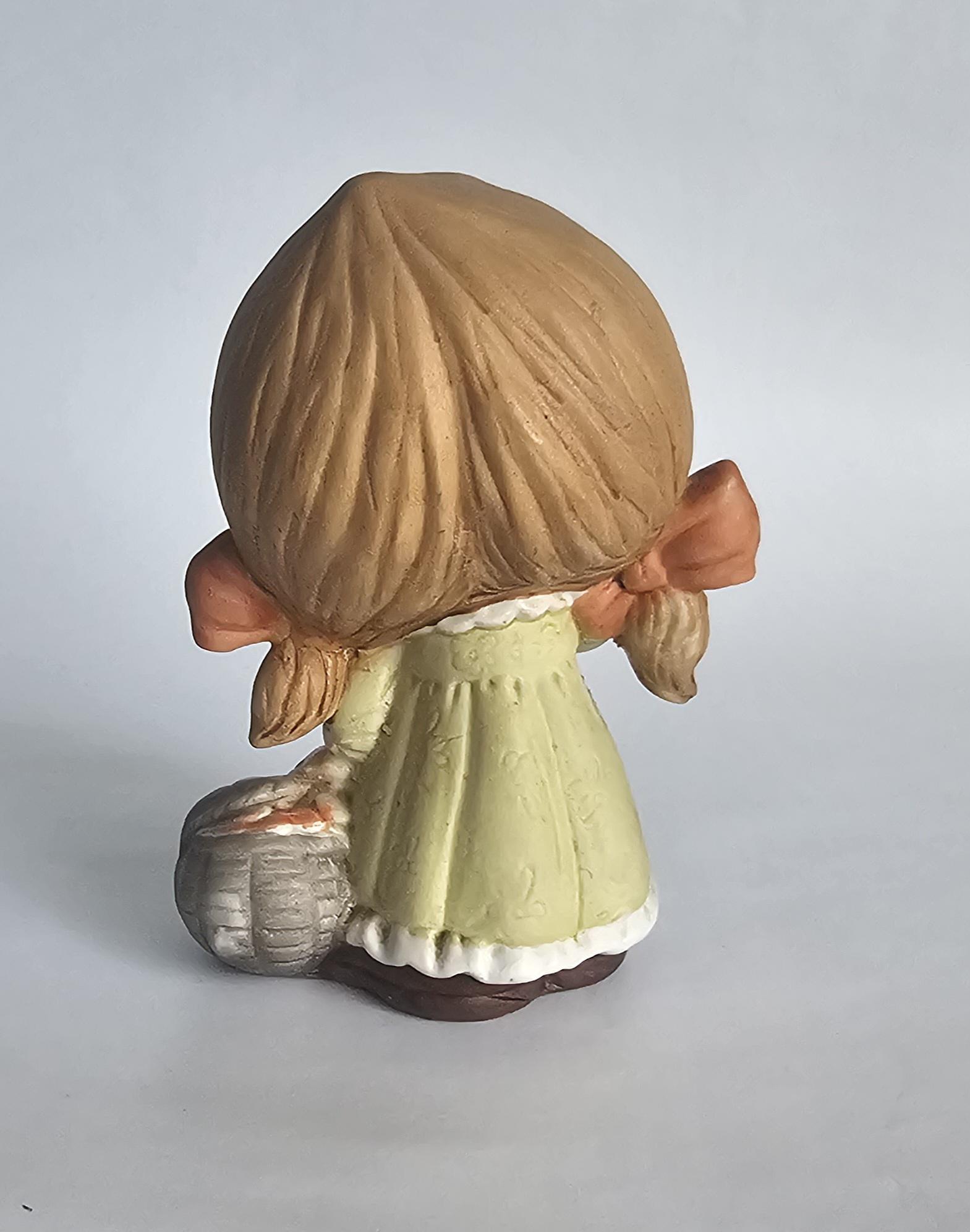 Vintage Big Eyed Crying Girl Ceramic Figurine - Etsy