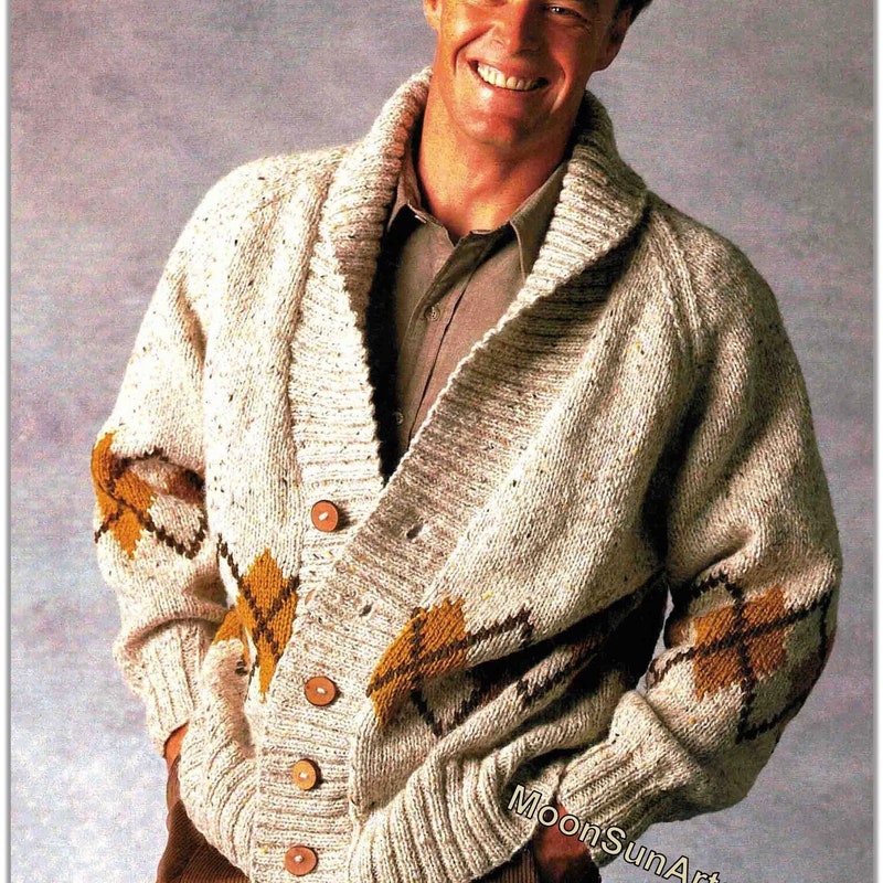 Grandpa Button up Sweater - Etsy