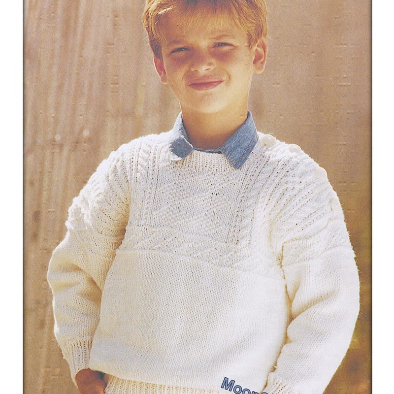 Boys Sweater Pattern - Etsy