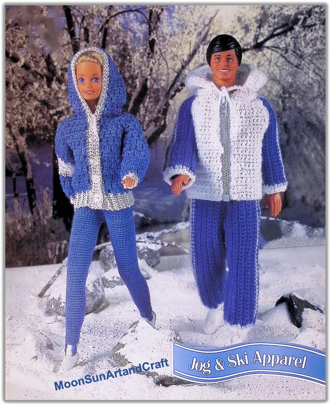 Barbie and Ken Jogging Suit Crochet Pattern - Etsy