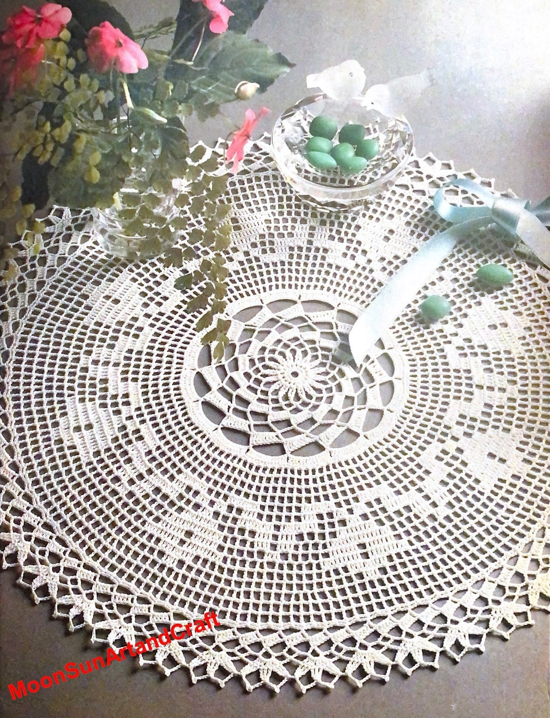 Vintage Lace Doily Crochet Pattern - Etsy