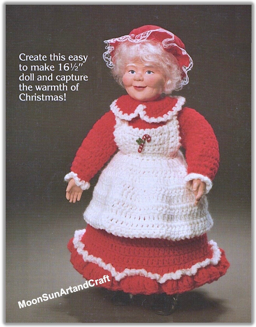 Mrs. Claus Costume Crochet Pattern - Etsy