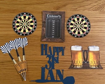 Darts Cake Topper - Etsy UK
