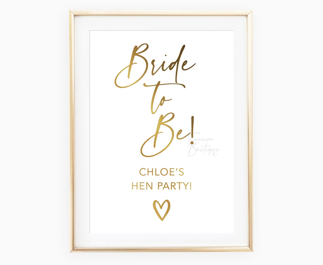Personalised Hen Party Sign, Welcome Sign, Foil Hen Party Sign, Foil ...