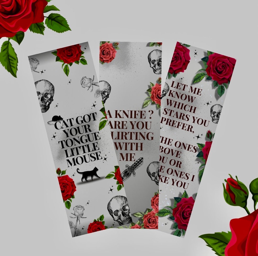 Haunting Adeline Inspired, Book Gifts Printable Bookmarks Print & Cut ...