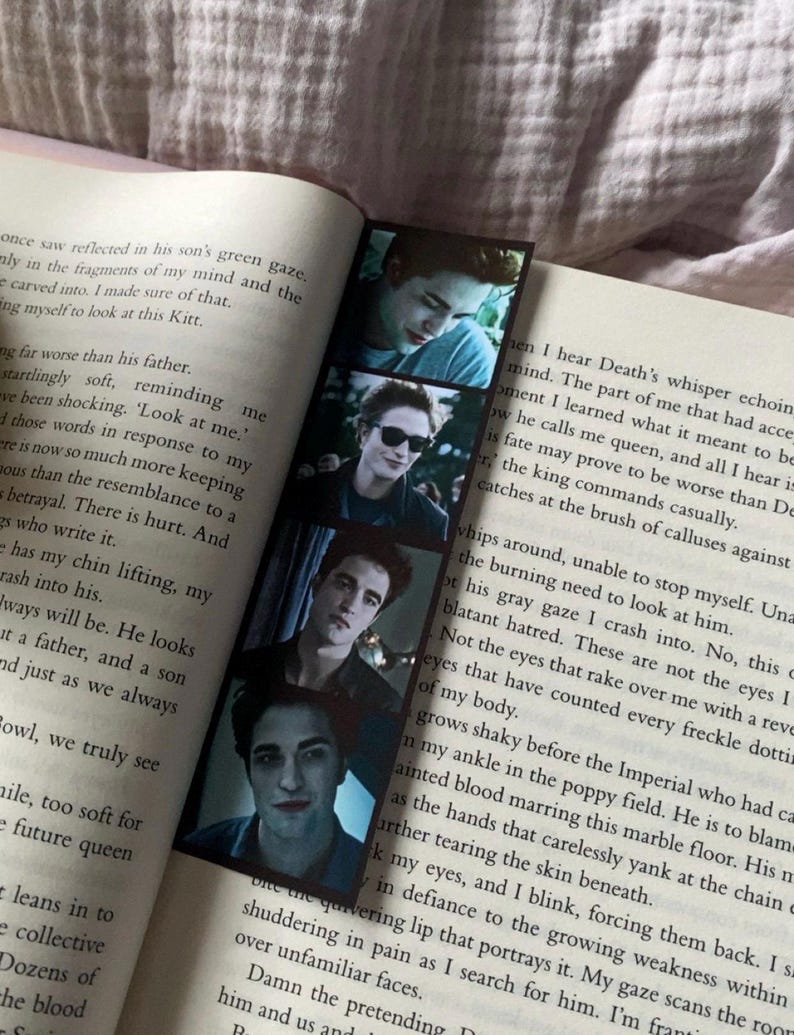 Twilight Bookmarks, Edward Cullen, Bella Swan, Jacob Black, Vampire ...