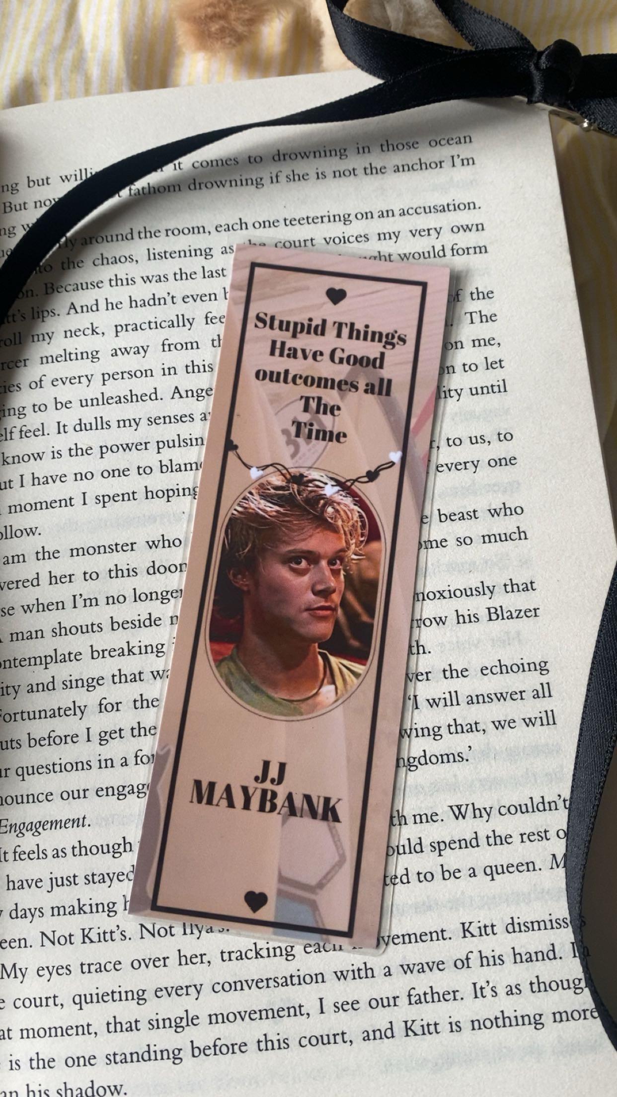 Outer Banks Bookmarks, JJ Maybank Outer Banks Book Mark , Rudy Pankow ...