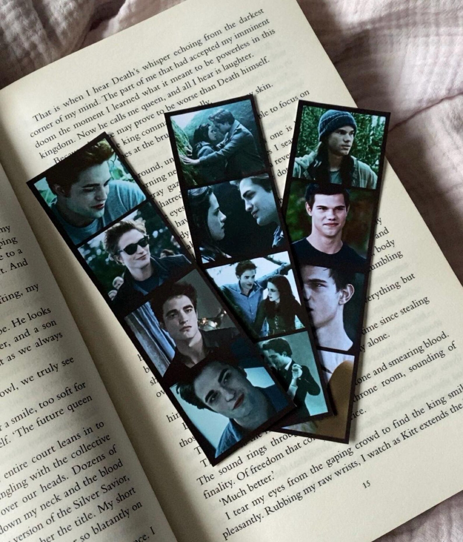 Twilight Bookmarks, Edward Cullen, Bella Swan, Jacob Black, Vampire ...
