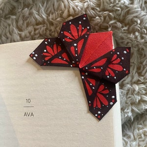 Butterfly Corner Bookmark Bookmarks Origami Book - Etsy