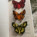 Butterfly Corner Bookmark Bookmarks Origami Book - Etsy